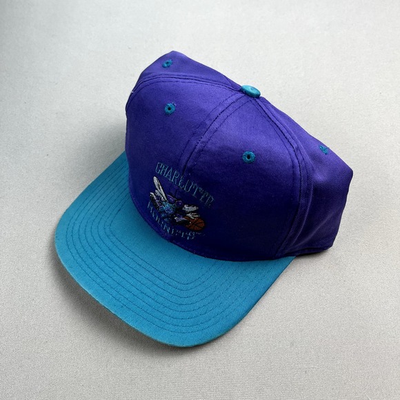 NBA | Accessories | Vintage Charlotte Hornets Hat Cap Snapback Purple ...